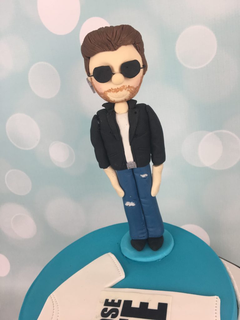 George Michael Birthday cake - Mel's Amazing Cakes