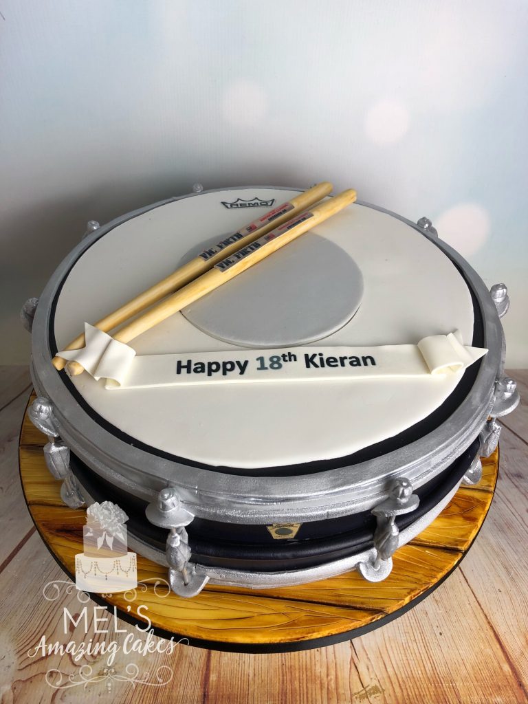 Drum Birthday Cake - Mel's Amazing Cakes