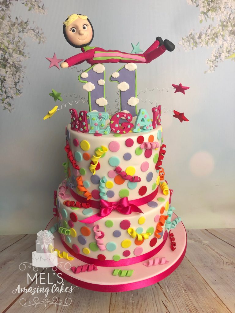 2 Tier Skydiving Cake - Mel's Amazing Cakes