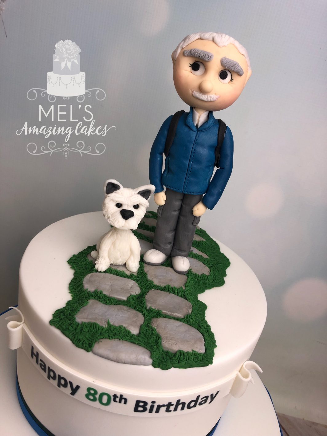 One Man And His Dog Cake - Mel's Amazing Cakes
