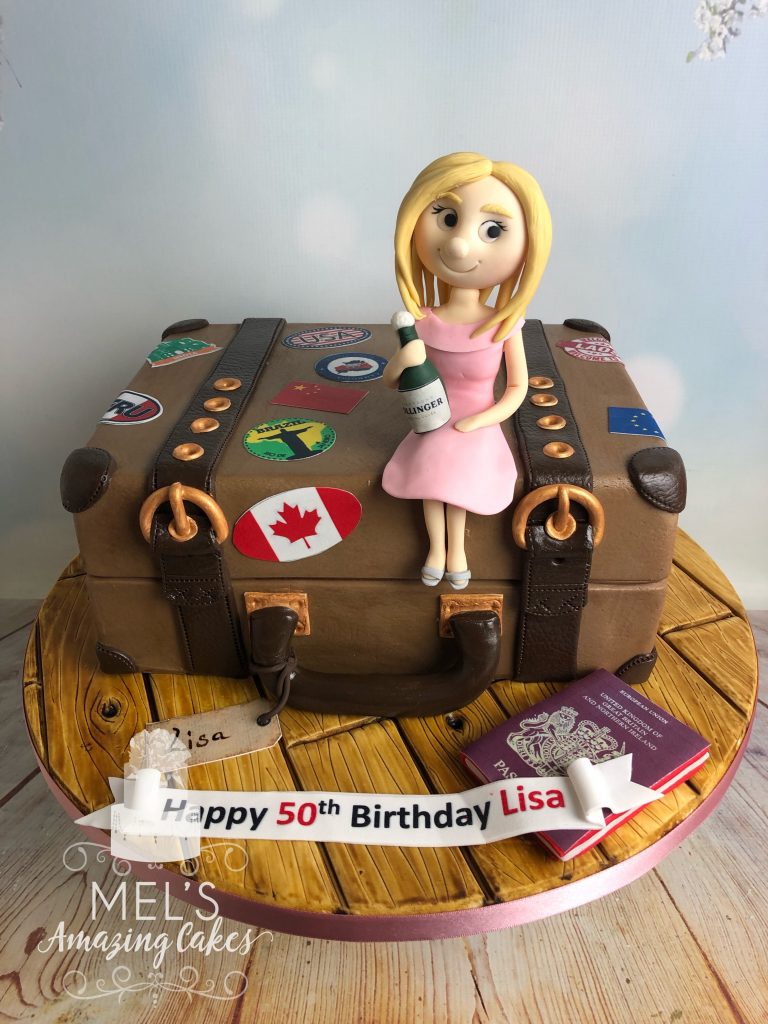 Suitcase Birthday Cake - Mel's Amazing Cakes